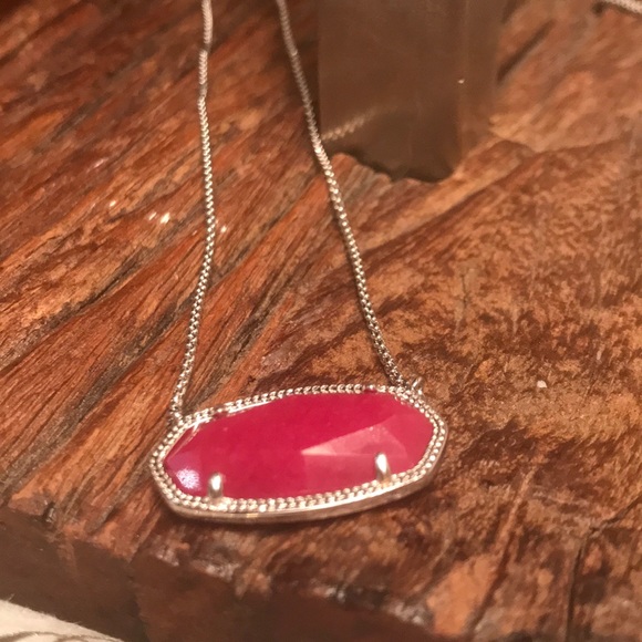 Kendra Scott | Jewelry | Nwt Kendra Scott Silver Delaney In Maroon Jade ...